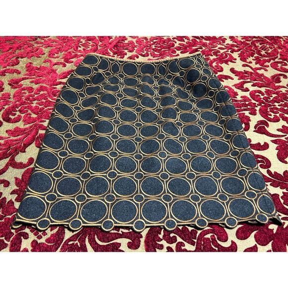 Per Se | Skirts | Per Sewool Cashmere Black And Brown Pencil Skirt ...